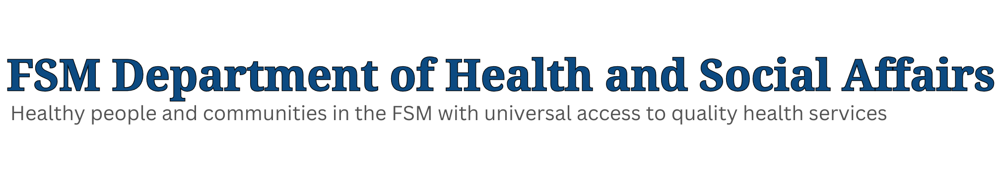 Health - FSM Department of Health and Social Affairs